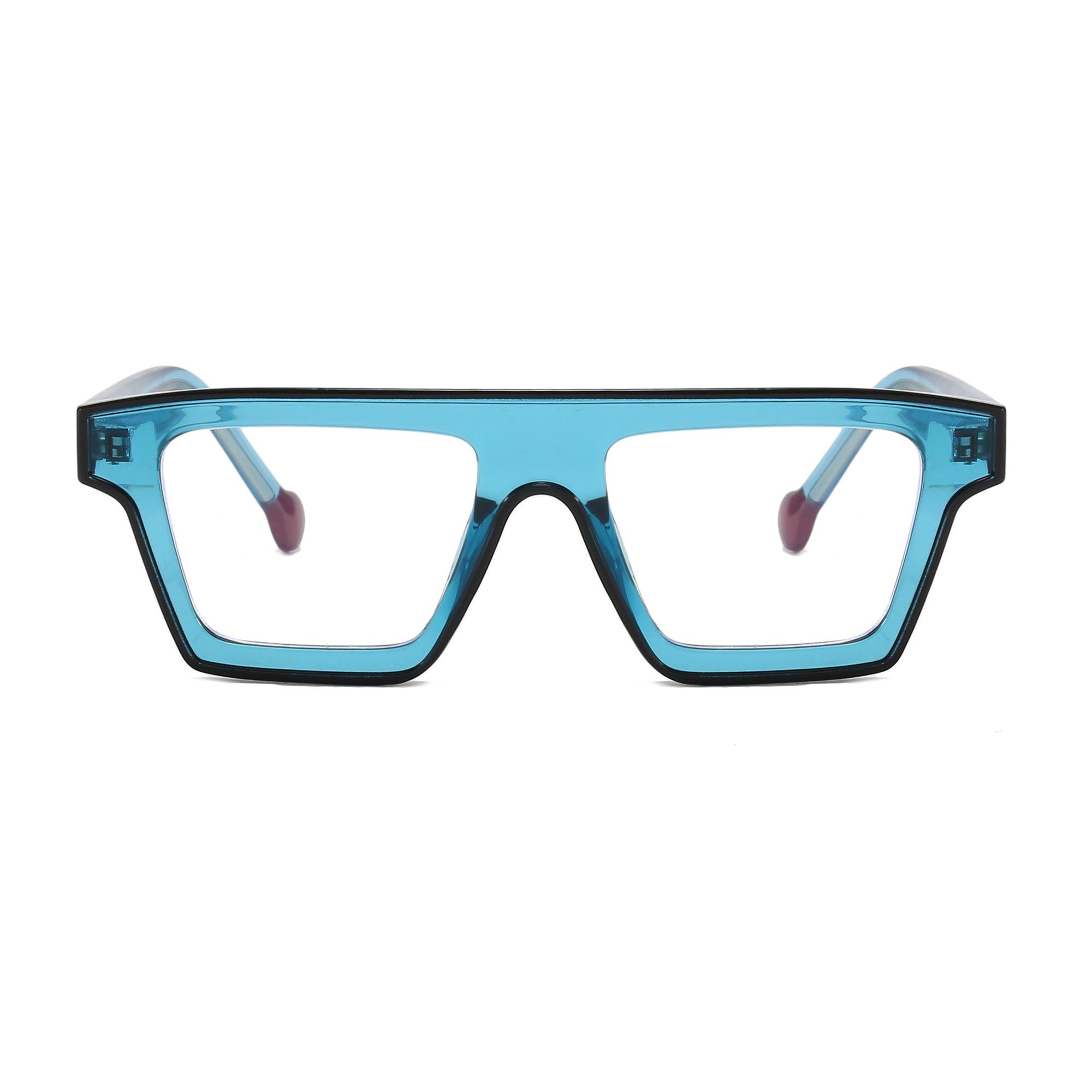 Cheryl Plastic Square Eyeglasses – Prime Particle
