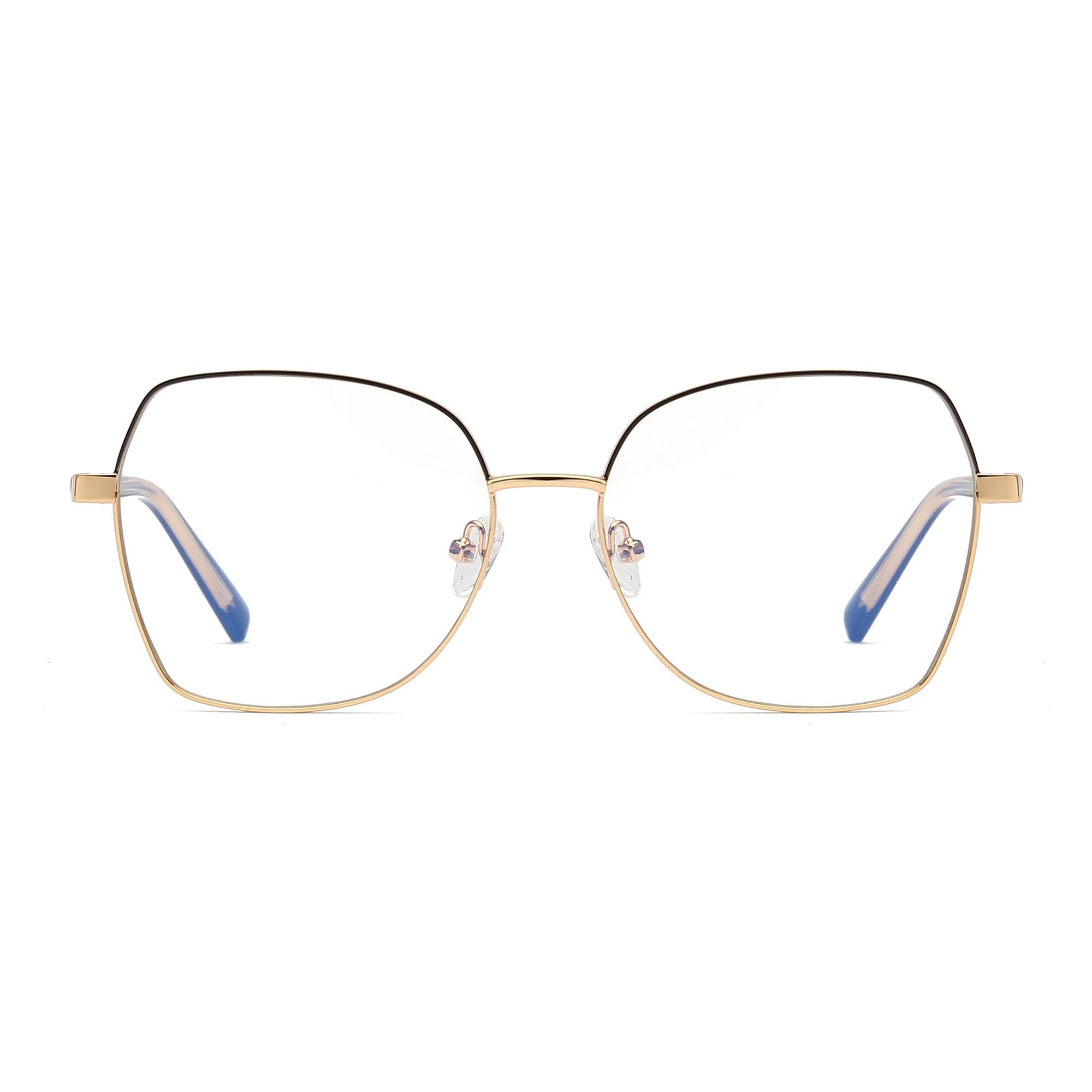 Hargrove Metal Geometric Eyeglasses – Prime Particle