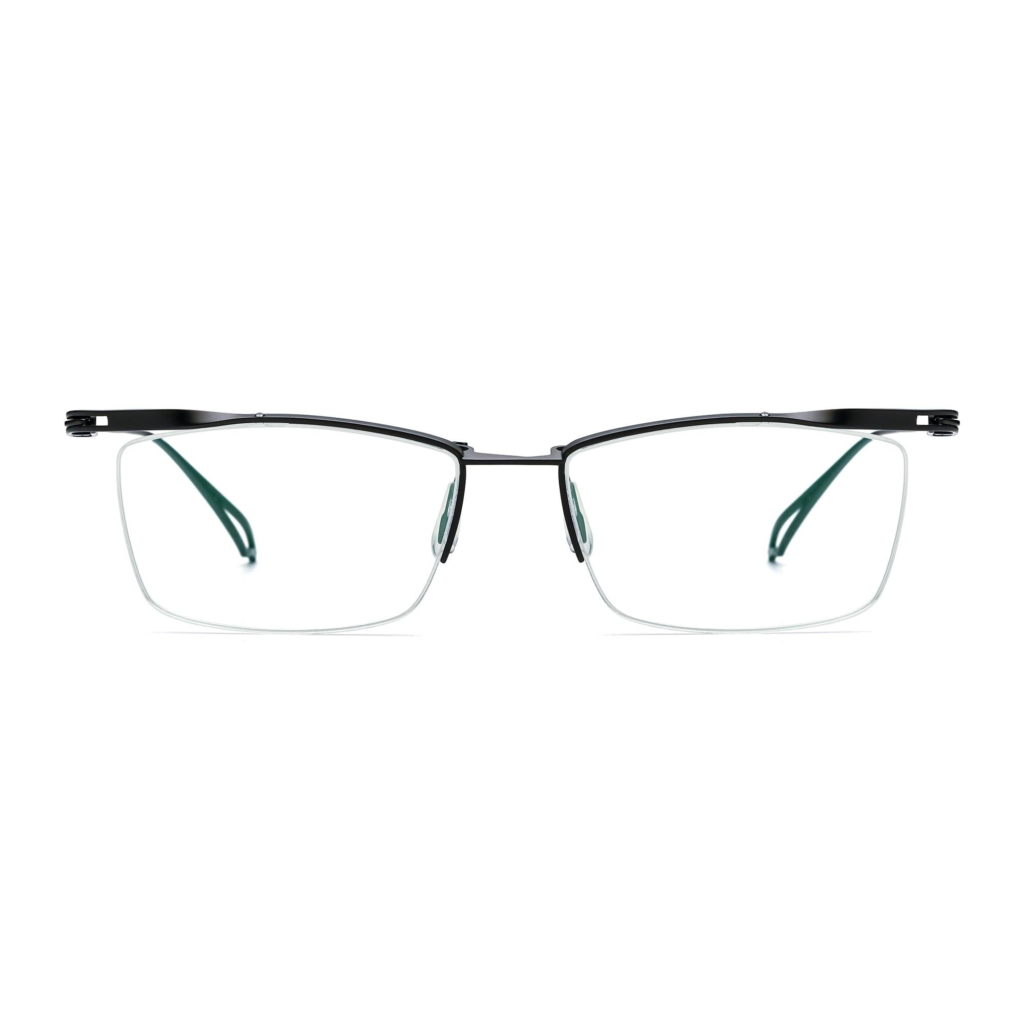 Lilian Titanium Square Eyeglasses – Prime Particle
