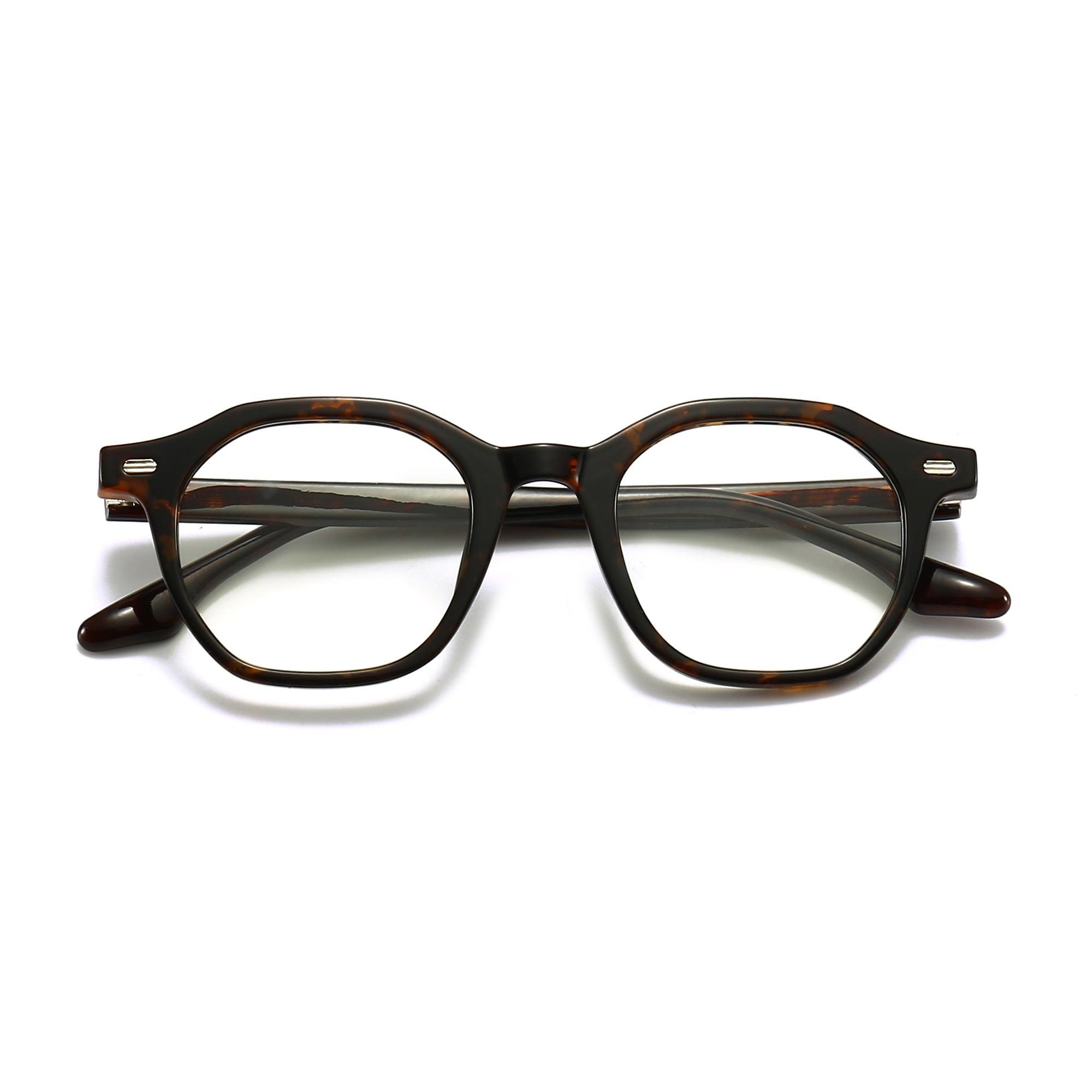 Xiomar Plastic Geometric Eyeglasses – Prime Particle